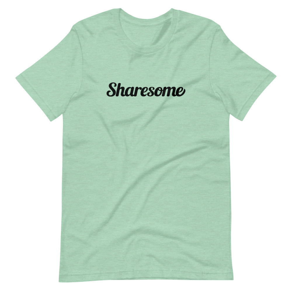 Short-Sleeve Unisex T-Shirt Sharesome Logo – #SharesomeLove
